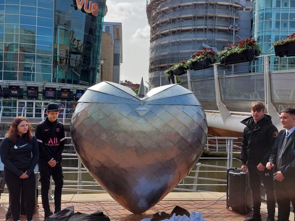 Symbol of peace artwork unveiled as Reading stands together against ...