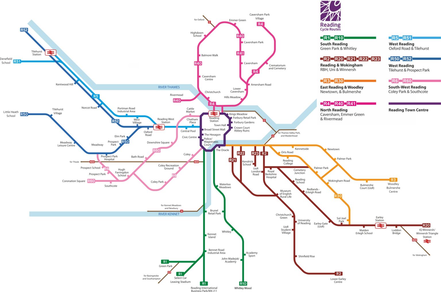Local cycle routes - Reading Borough Council