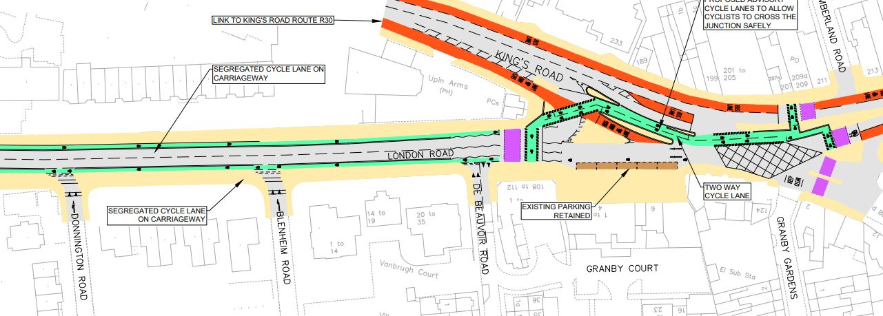 London Road Active Travel improvements - Reading Borough Council