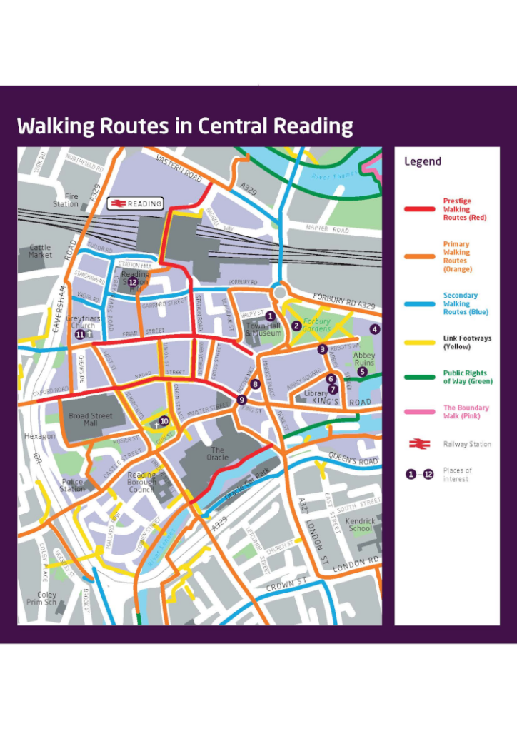 Walks in central Reading - Reading Borough Council